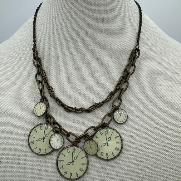 Jewelry | Vintage Clock Pendant Necklace | Poshmark